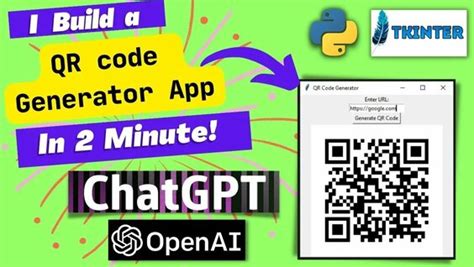 Build A Qr Code Generator App With Python Pil And Tkinter Using Chatgpt