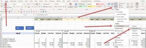 Hide Columns Based On Cell Value Simple Macro • Za