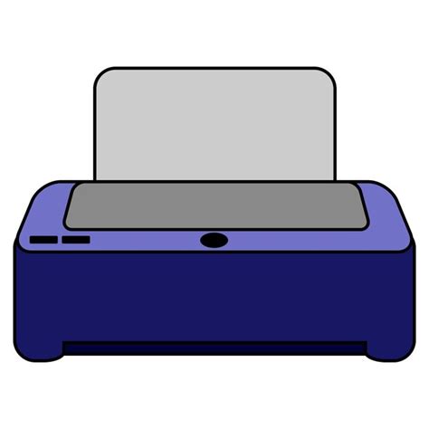 Premium Vector Printer Icon Flat Vector Illustration For Printing