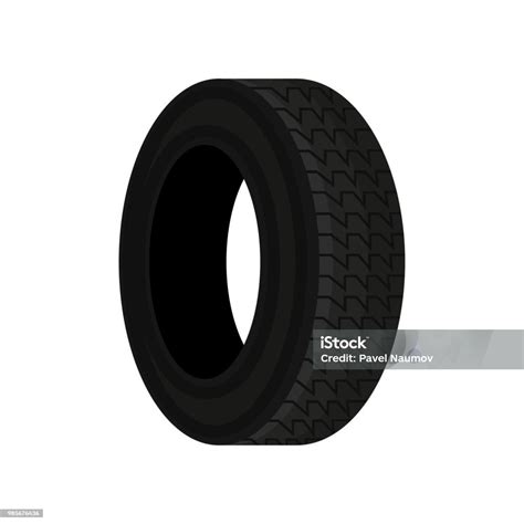 평면 벡터 아이콘 검은 자동차 타이어의 패턴을 보 행 한다 자동차 테마입니다 판매 포스터 또는 자동차가 게의 고객에 대 한 요소