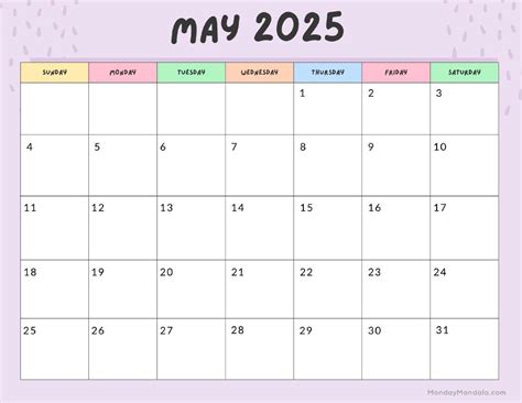 May 2027 Calendar 52 Free Pdf Printables