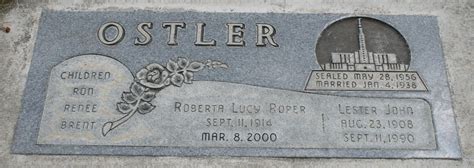 Roberta Lucy Roper Ostler 1914 2000 Homenaje De Find A Grave