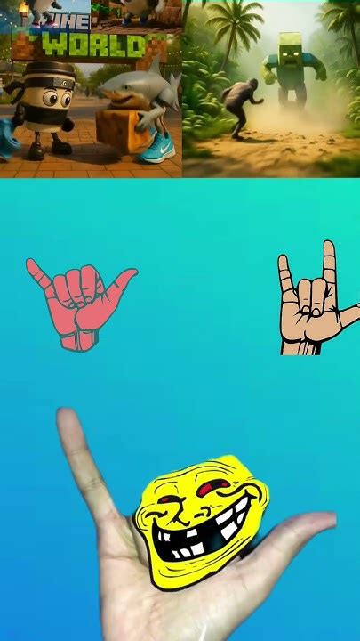 🤙 Vs 🤟 Mateeoo Trollface Brainrot Youtube