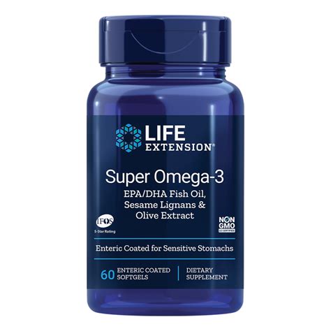 Super Omega 3 Омега 3 от риба с добавени Лигнан от сусам и Маслина 60