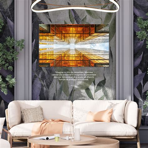 Картина на платно Удивителен силует на Хонг Конг 3d архитектура Китай град икономика