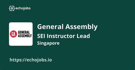 Hiring Sei Instructor Lead Contract Singapore Javascript Angular Python Ruby Assembly Html