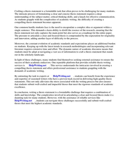 Thesis Statement Quiz Questions Pdf Thesis Essays