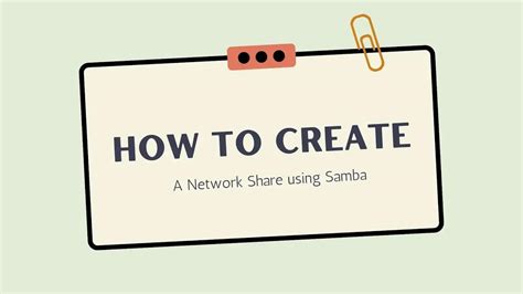 How To Setup A Network Share Using Samba On Ubuntu