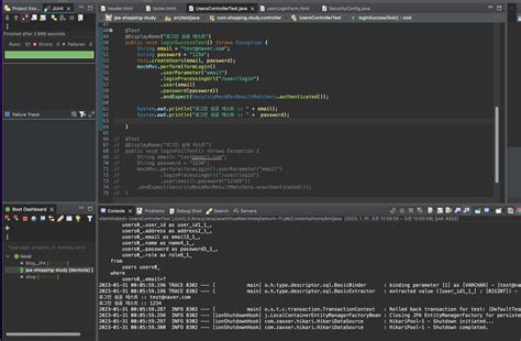 스프링부트jpa 쇼핑몰 로그인로그아웃 구현하기