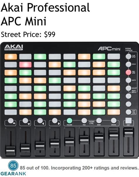 Akai Professional Apc Mini Midi Pad Controller The Apc Mini Is The