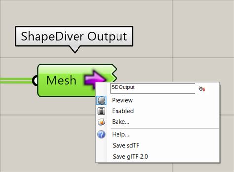 Shapediver Output