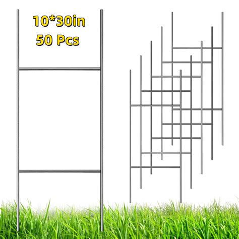 50pcs Yard Sign Stakes 10 X 30 H Stakes For High School College