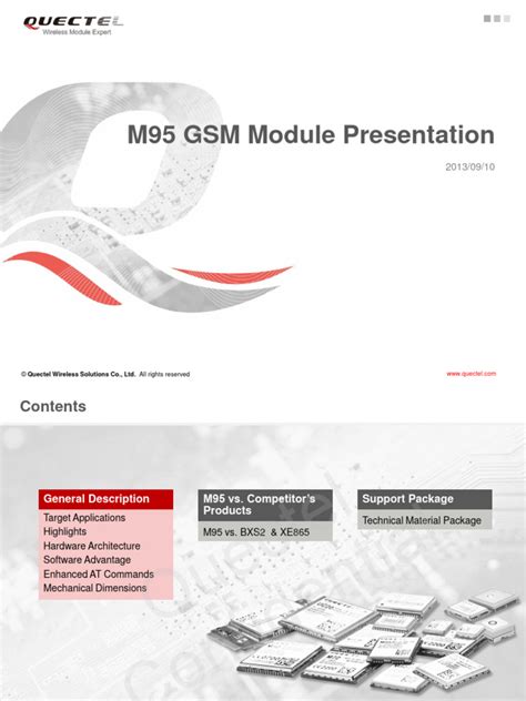 quectel m95 gsm presentation v1 1 download free pdf internet