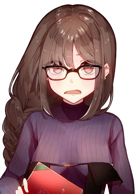 Flustered Anime Girl