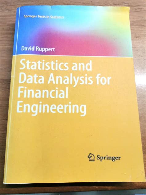 Book Statistics And Data Analysis For Financial Engineering With R