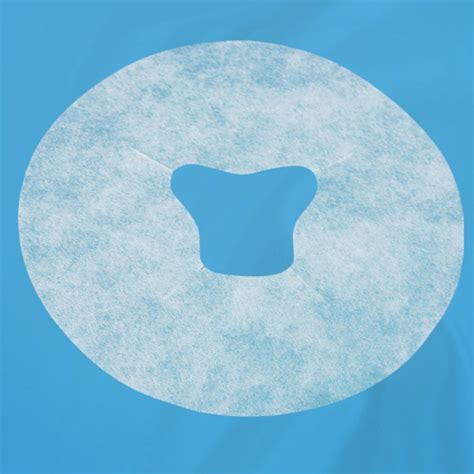 100 шт одноразовая Кровать Массажная круглая Нетканая ткань Подушечка Для лица спа отверстие