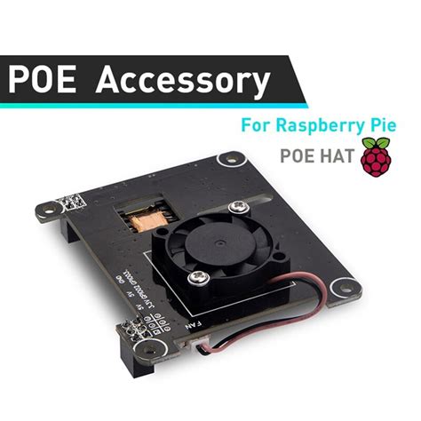Top Poe Hat For Raspberry Pi Ieee802 3af Standard Grandado