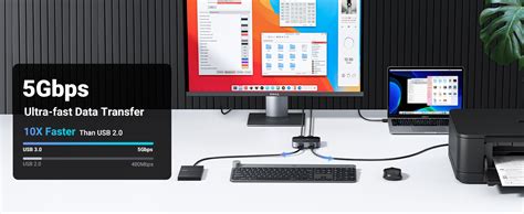 Ugreen Usb 3 0 Switch 2 Computers Sharing 2 Usb Devices Sharing