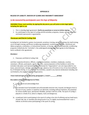 Fillable Online PCC Release Of Liability Docx Fax Email Print PdfFiller