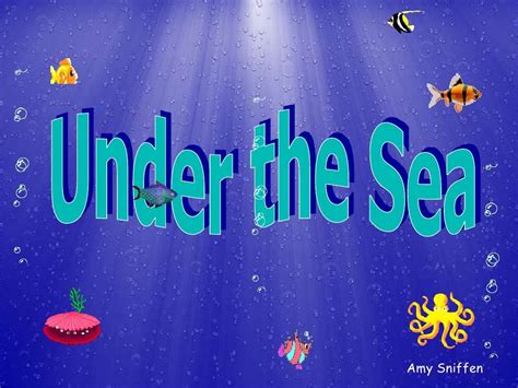 Ocean Powerpoint Presentation By Asniffen Via Slideshare Under The Sea Powerpoint Sewing