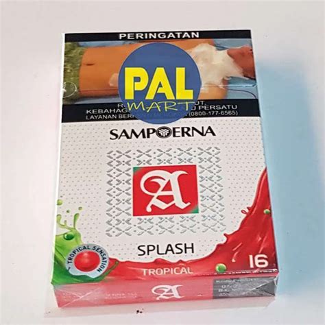 Jual Sampoerna Splash Tropical 16 Rokok [1 Slop 10 Bungkus 16 Batang