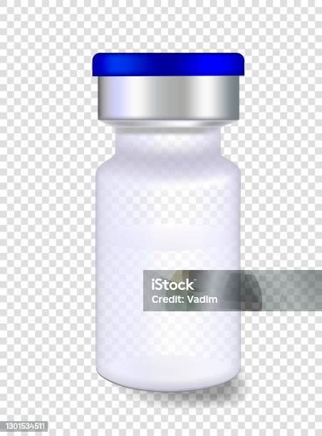 유리 액체 및 수용 성 의학용 앰플 내부의 액체와 현실적인 그림자가있는 투명한 배경에 백신 0명에 대한 스톡 벡터 아트 및 기타