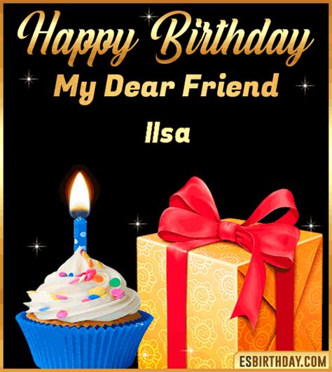 Happy Birthday Ilsa Gif Images Animated Wishes Gifs