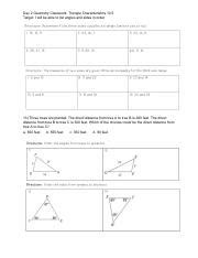 Day Classwork Triangle Side Angle Relationship Pdf Day Geometry Classwork Triangle