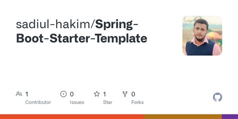 Github Sadiul Hakimspring Boot Starter Template