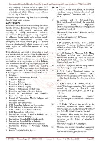 Distributed Robotics A Primer PDF