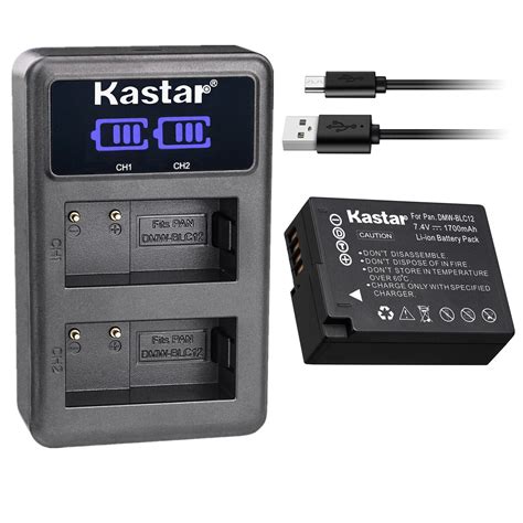 Kastar 1 Pack Dmw Blc12 Battery And Led2 Usb Charger Compatible With