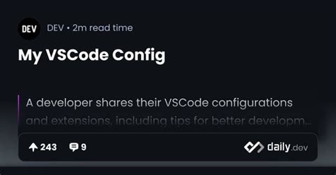 My Vscode Config Rgit