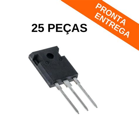 Kit 25 Peças Transistor Stw9nb80 9nb80 To 247 Pth Transistores Achei Componentes