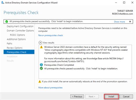 How To Install And Configure Read Only Domain Controller Rodc Theitbros