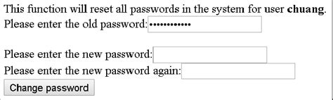 The Web Page To Reset The Password After Click The Link Shown In The