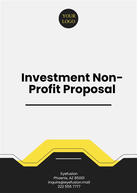 Non Profit Proposal