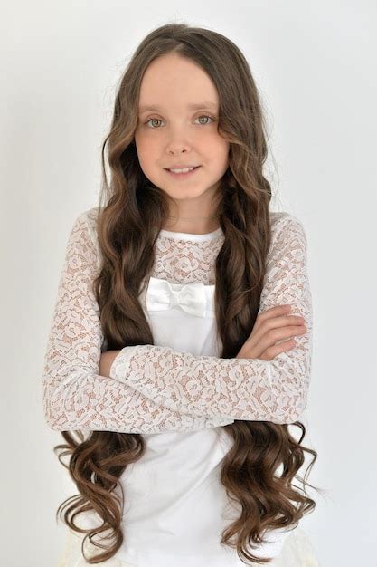 Premium Photo Portrait Of Cute Girl