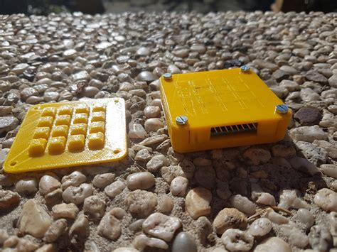 44 Matrix 16 Keys Button Keypad Keyboard Case By Schlachtschiff Download Free Stl Model