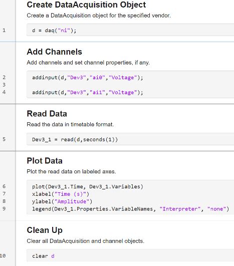 Acquire Data With Analog Input Recorder Matlab And Simulink