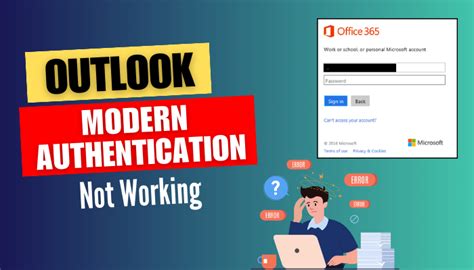 Quick Fix Outlook Modern Authentication Not Working