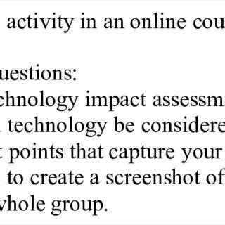 Example Instructions For Online Breakout Groups In The Hybrid Approach Download Scientific Diagram