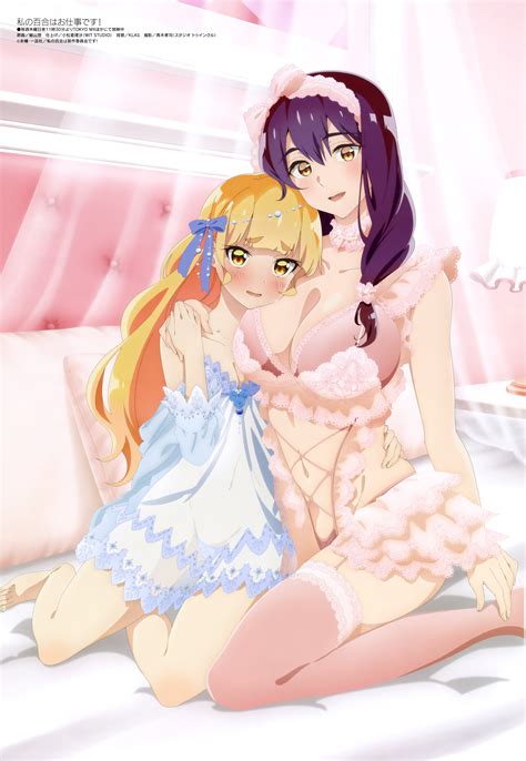 Yano Mitsuki And Shiraki Hime Megami Magazine And More Drawn By Ikuyama Sou Danbooru