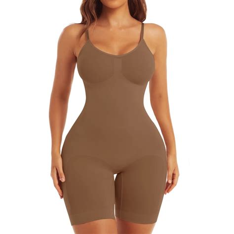 Lilvigor Shapewear Bodysuit For Women Tummy Control Thigh Slimmer