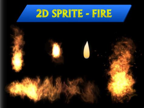 2d Sprite Fire 2d Environments Unity Asset Store