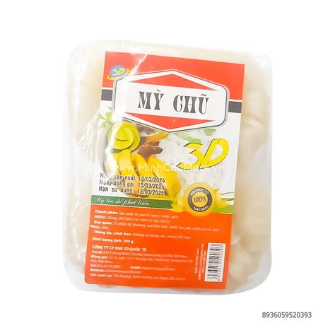 Mỳ Chũ 3d Túi 300g Minh Cầu Mart Siêu Thị Trong Tầm Tay