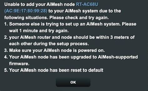 Need Help Connecting My Asus Rt Ac68u Router To The Asus Zenwifi Xd4s Aimesh One Of The Xd4s Is