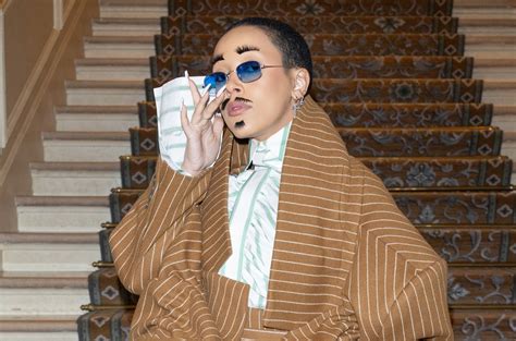 Doja Cat Wears Goatee Made Of Fake Eyelashes At Paris Fashion Week