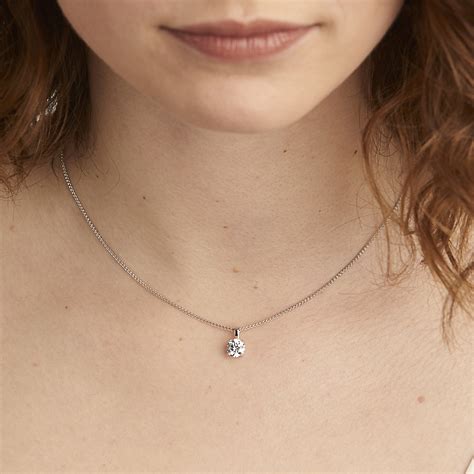 Classic 1ct Diamond Solitaire Pendant