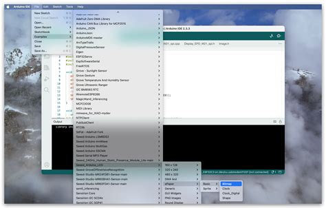 Arduino での Epaper パネル Seeed Studio Wiki