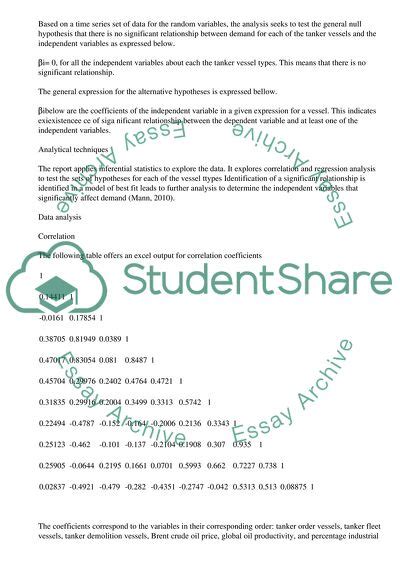 Data Analysis For Managers Report Example Topics And Well Written